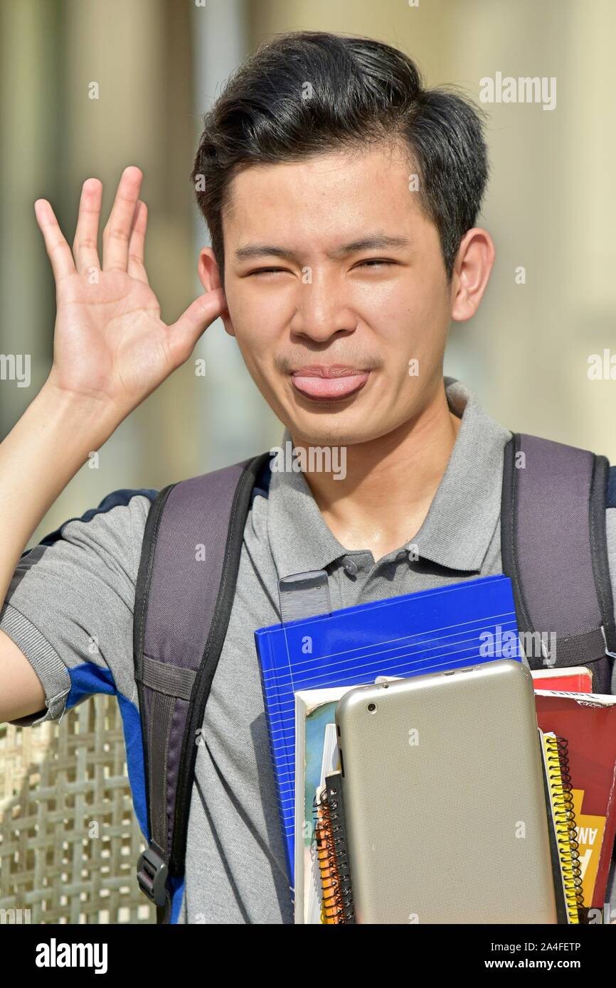 Goofy University Diverse Student Stock Photo - Alamy