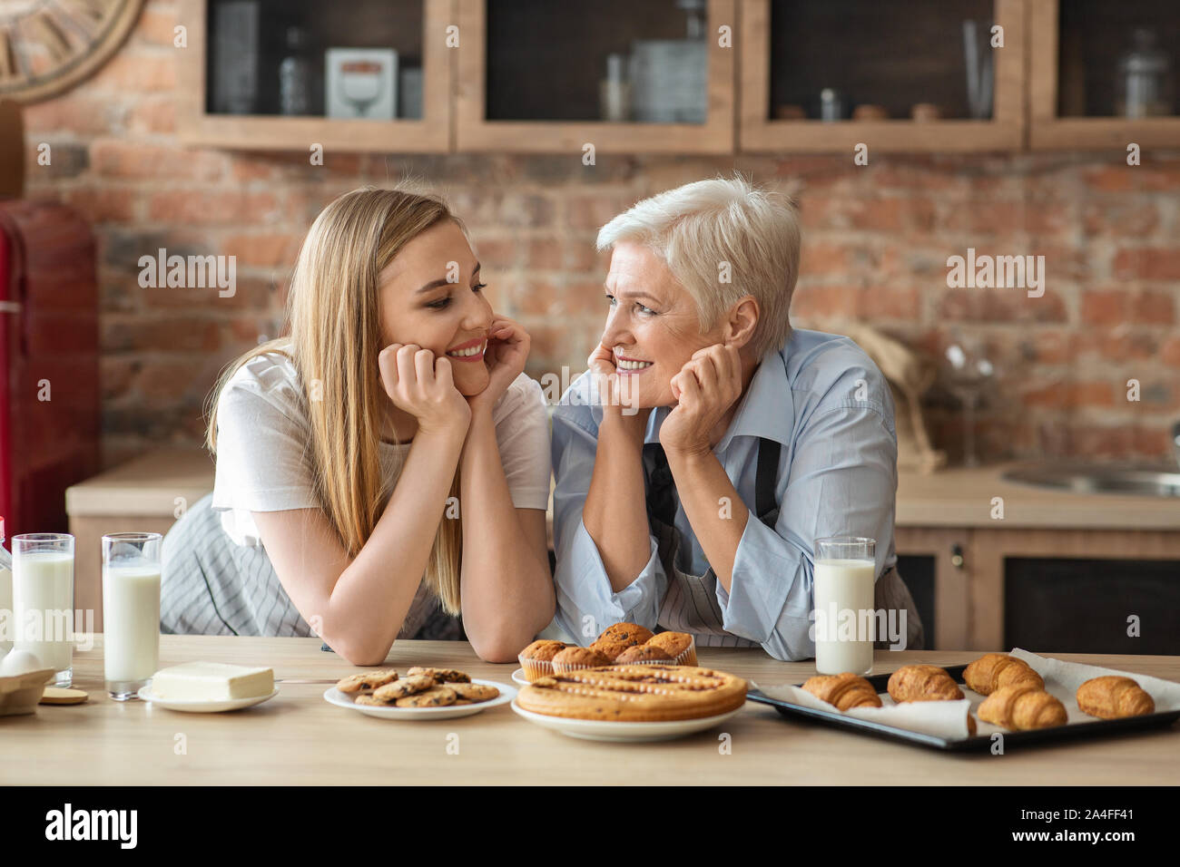 Time with my mom is very valuable Stock Photo - Alamy
