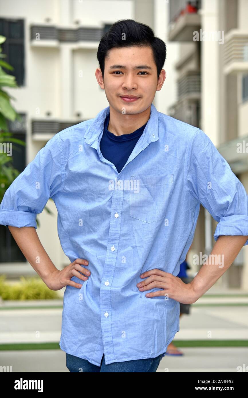 Young Filipino Male Posing Stock Photo - Alamy