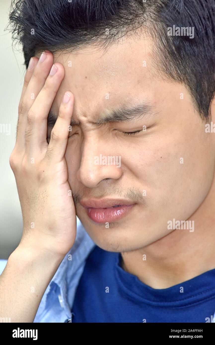 Filipino Boy And Depression Stock Photo - Alamy