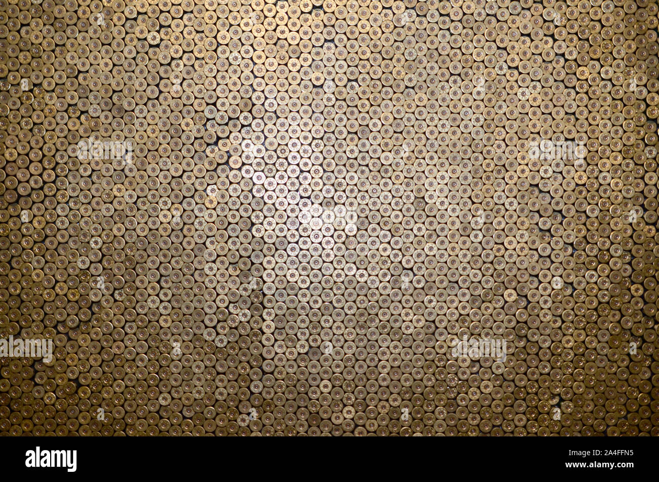 Pattern of 12 gauge cartridges for shotgun bullets. Shells for hunting ...