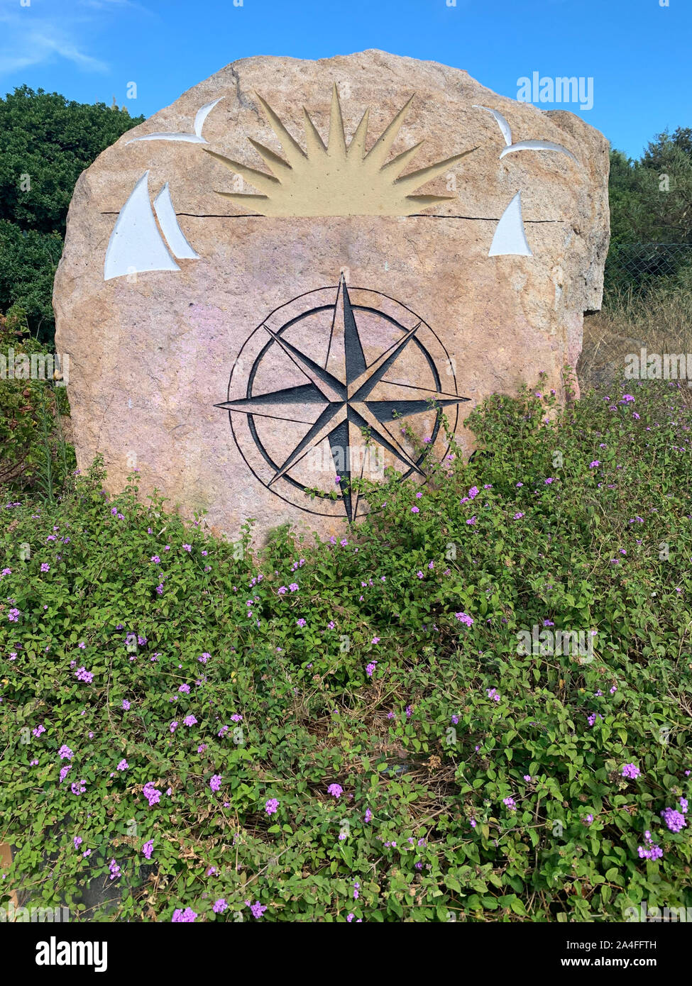 Bush compass rose hi-res stock photography and images - Alamy
