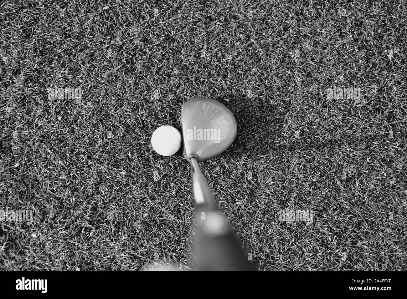 How to drive a golf ball Black and White Stock Photos & Images - Alamy