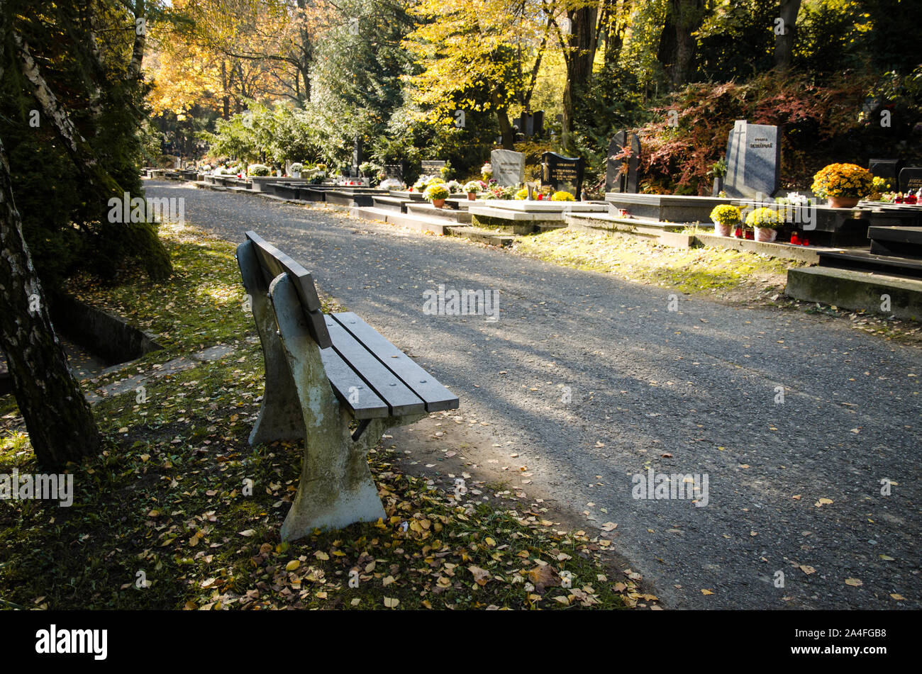 Path to the cemetery hi-res stock photography and images - Alamy