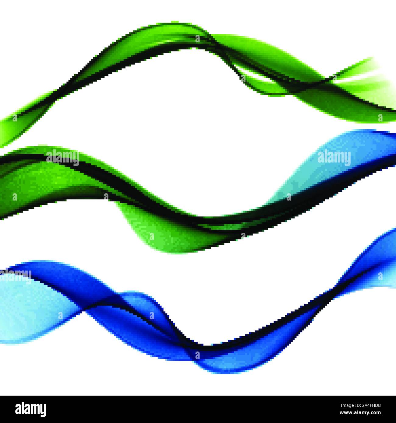 set of colored waves. vector illustration, abstract image. advertising ...