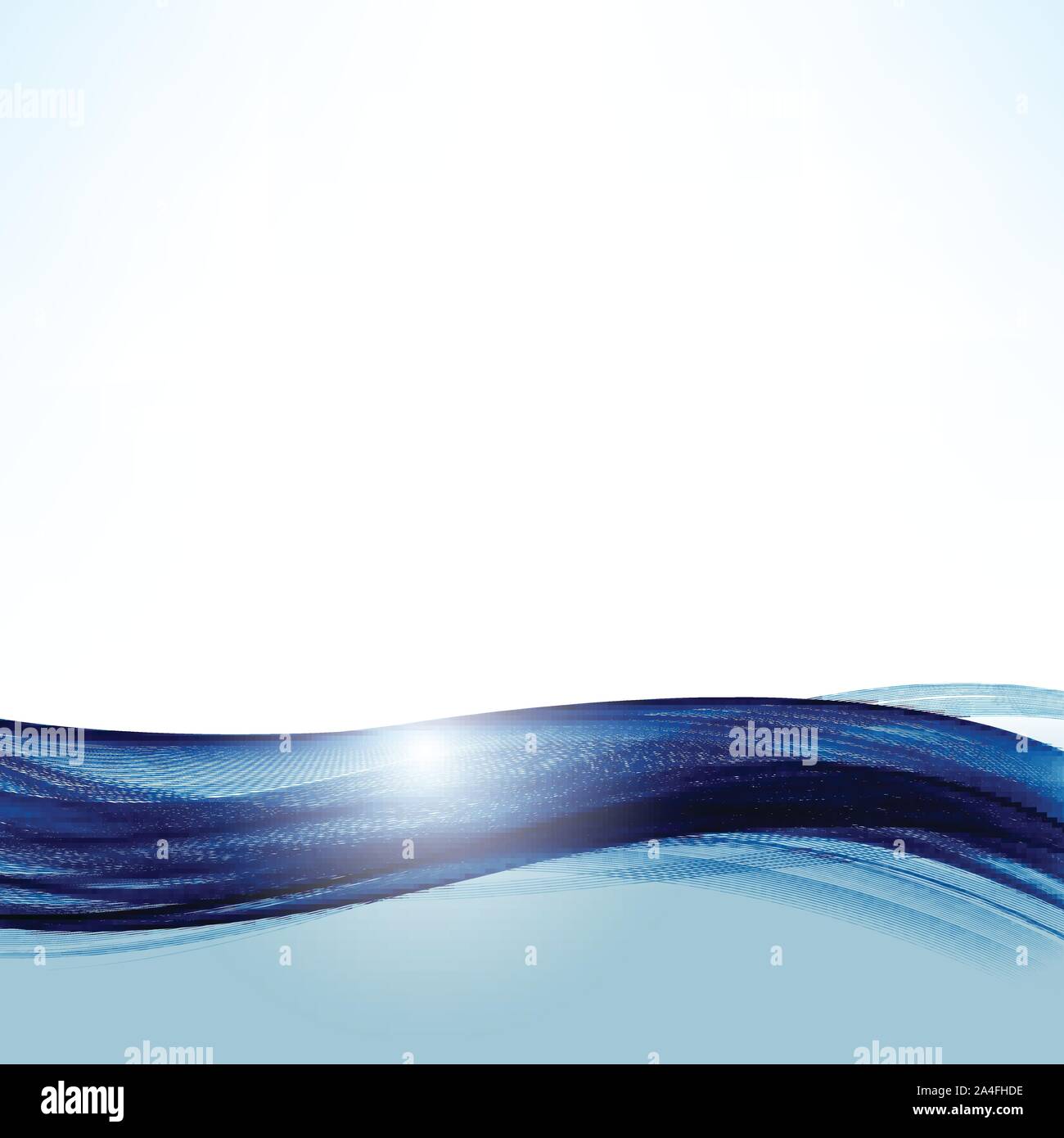 Abstract background blue wave, sea, water.Vector illustration. eps 10 ...