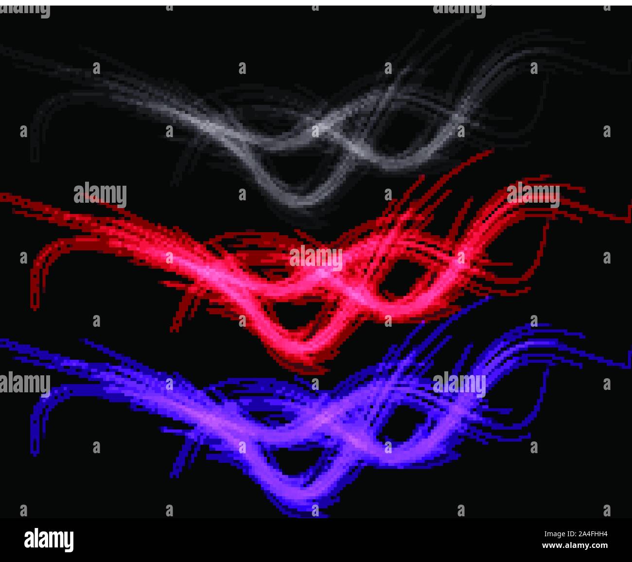 Abstract wave design. set of color waves. background. eps 10 Stock ...