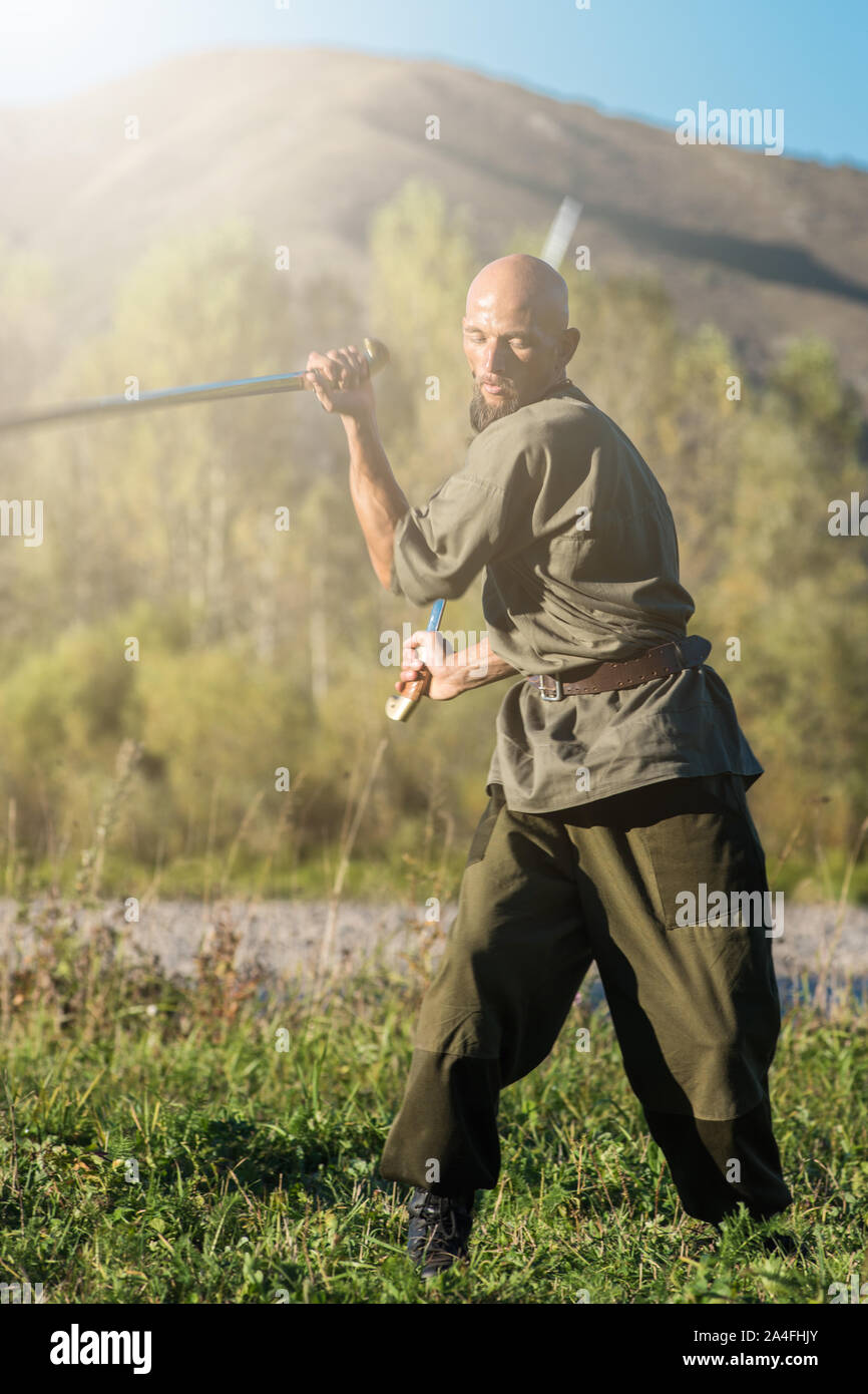 Young man with traditional altai costume hi-res stock photography and ...