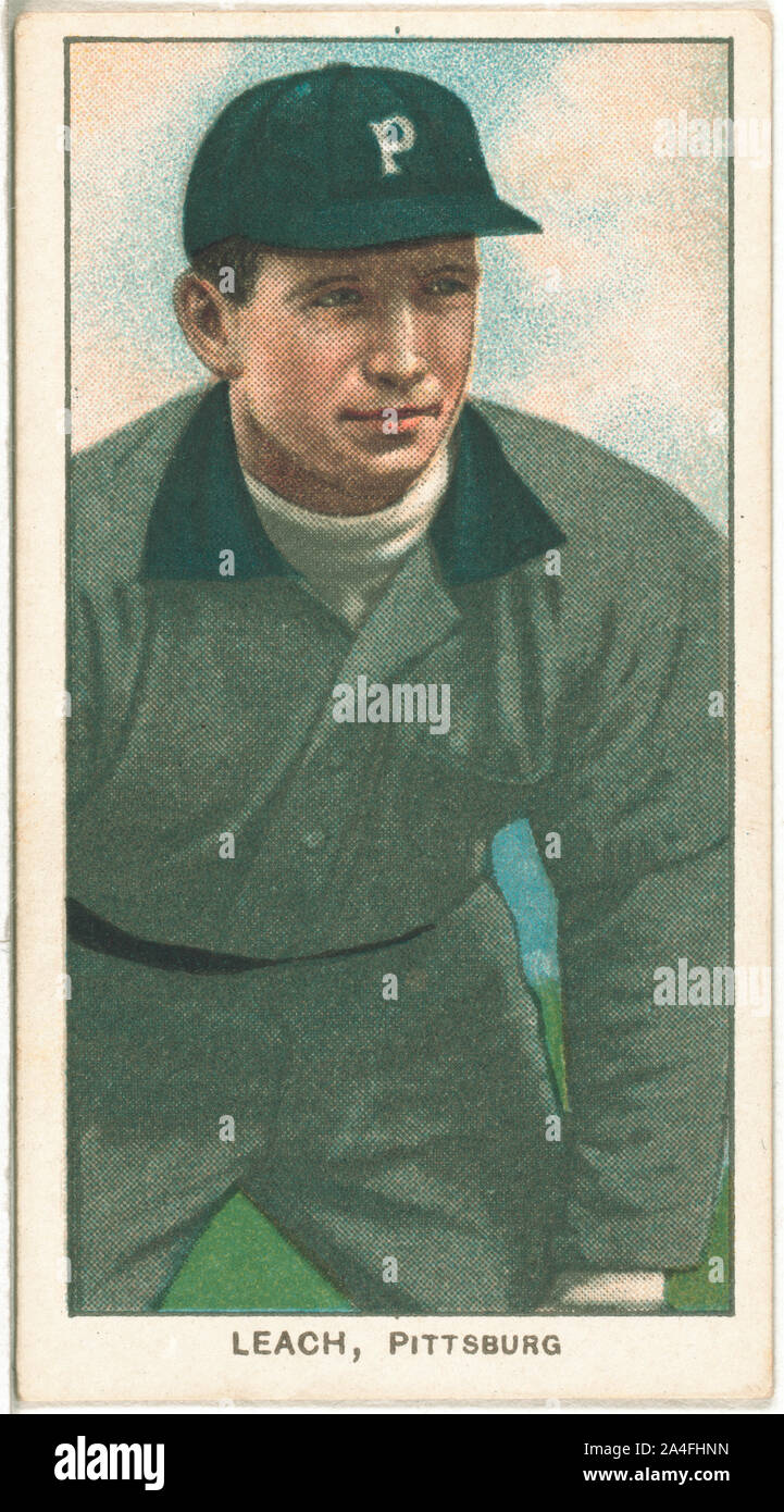 Tommy Leach, Pittsburgh Pirates, baseball card portrait Stock Photo - Alamy