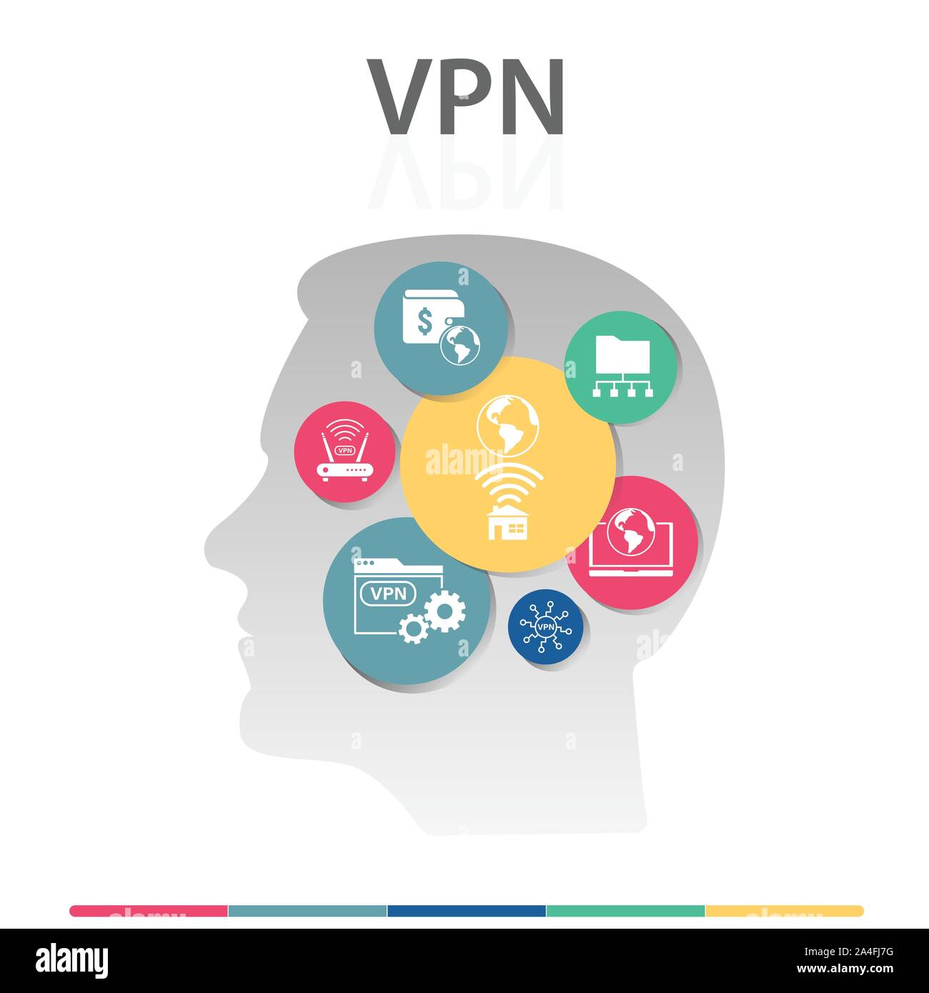 Vpn Infographics vector design. Timeline concept include vpn pay ...