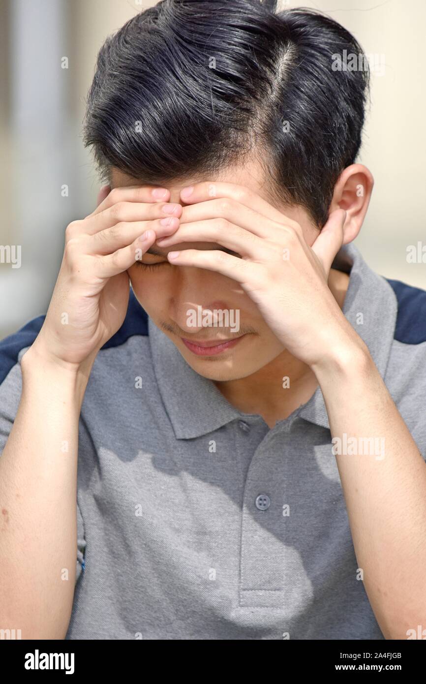 Teenager Boy And Disappointment Stock Photo - Alamy