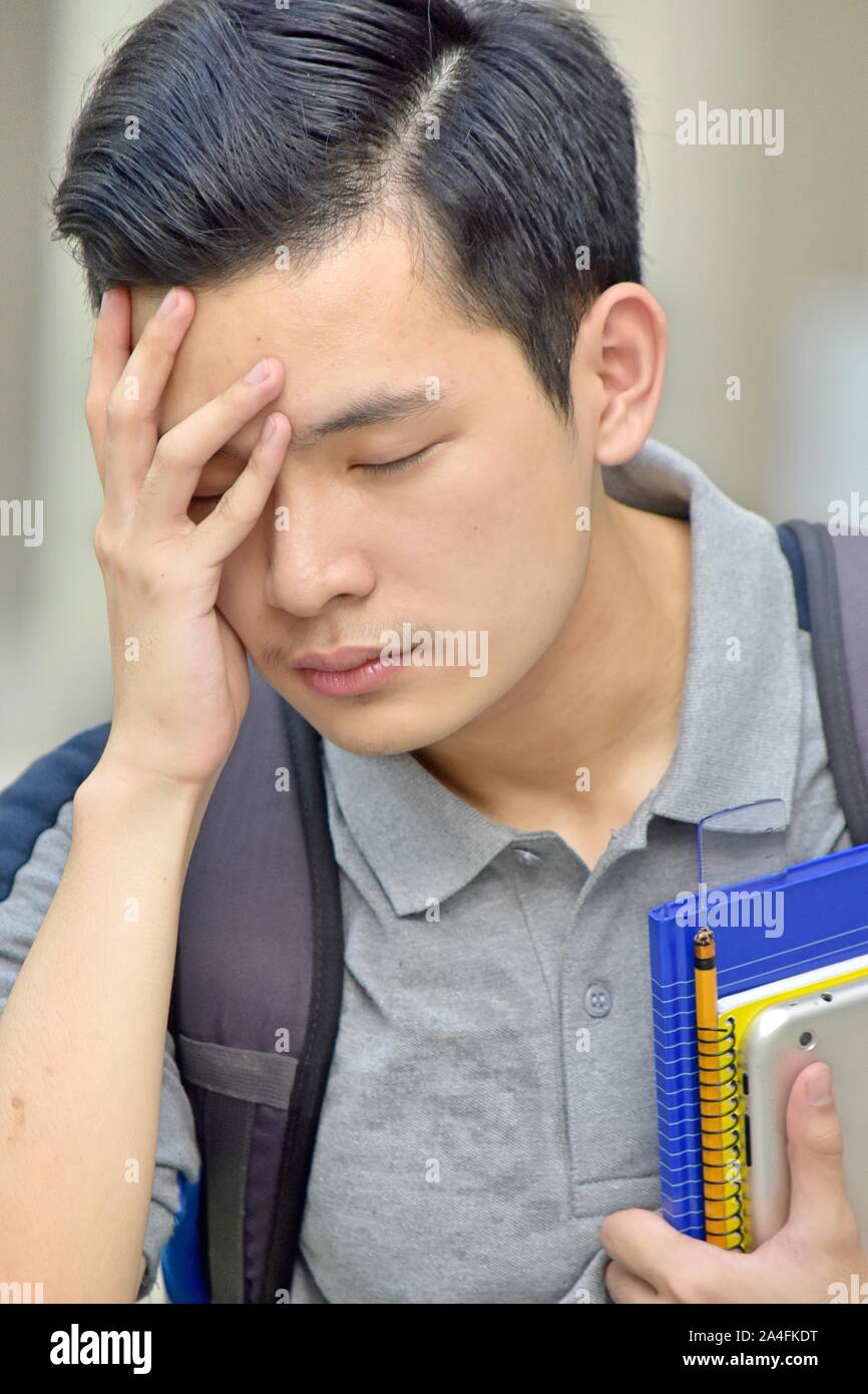Unhappy boy book not man not girl hi-res stock photography and images ...
