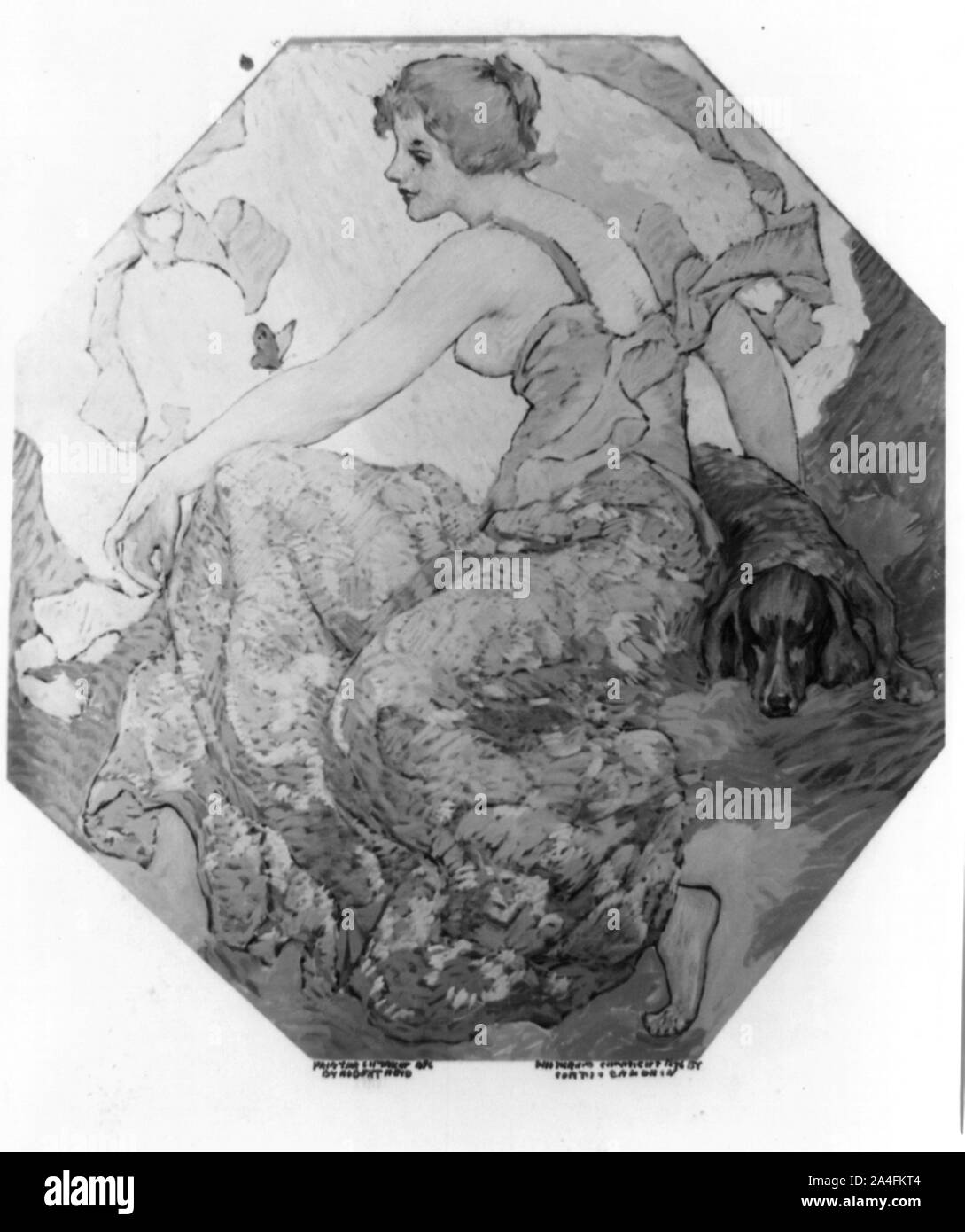 Human interaction painting Black and White Stock Photos & Images - Alamy