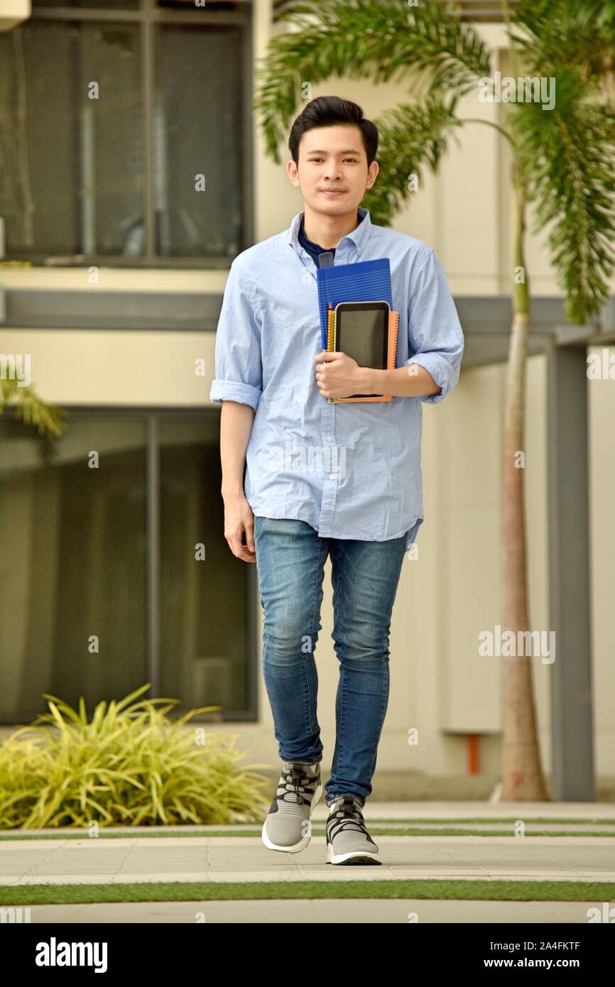 Smart Handsome Minority Person Walking Stock Photo - Alamy