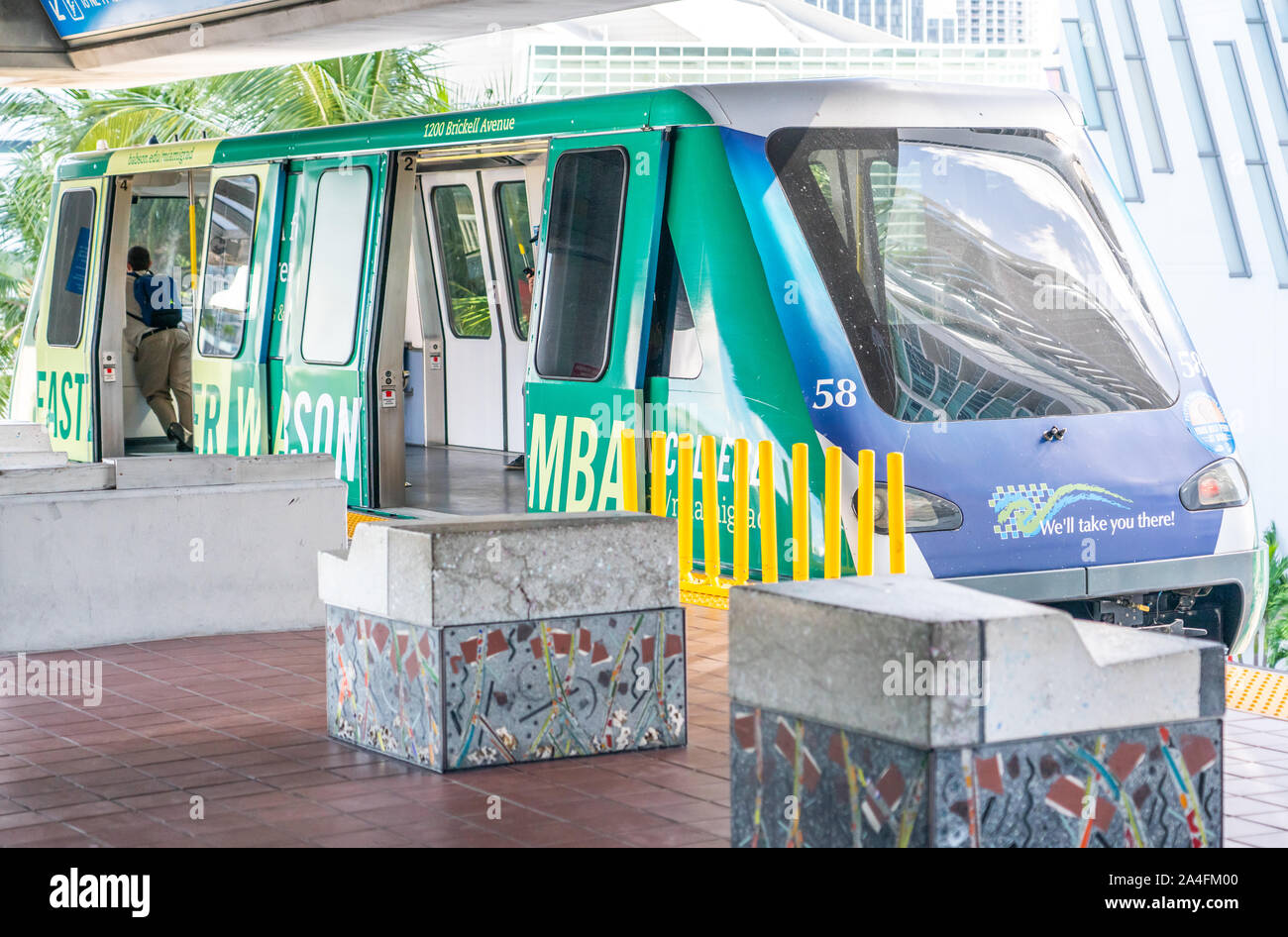 Brickell station hi-res stock photography and images - Alamy