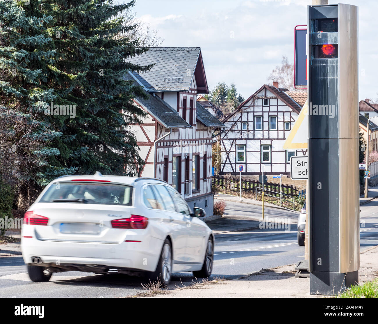 Speed control speed camera speed trap Stock Photo - Alamy