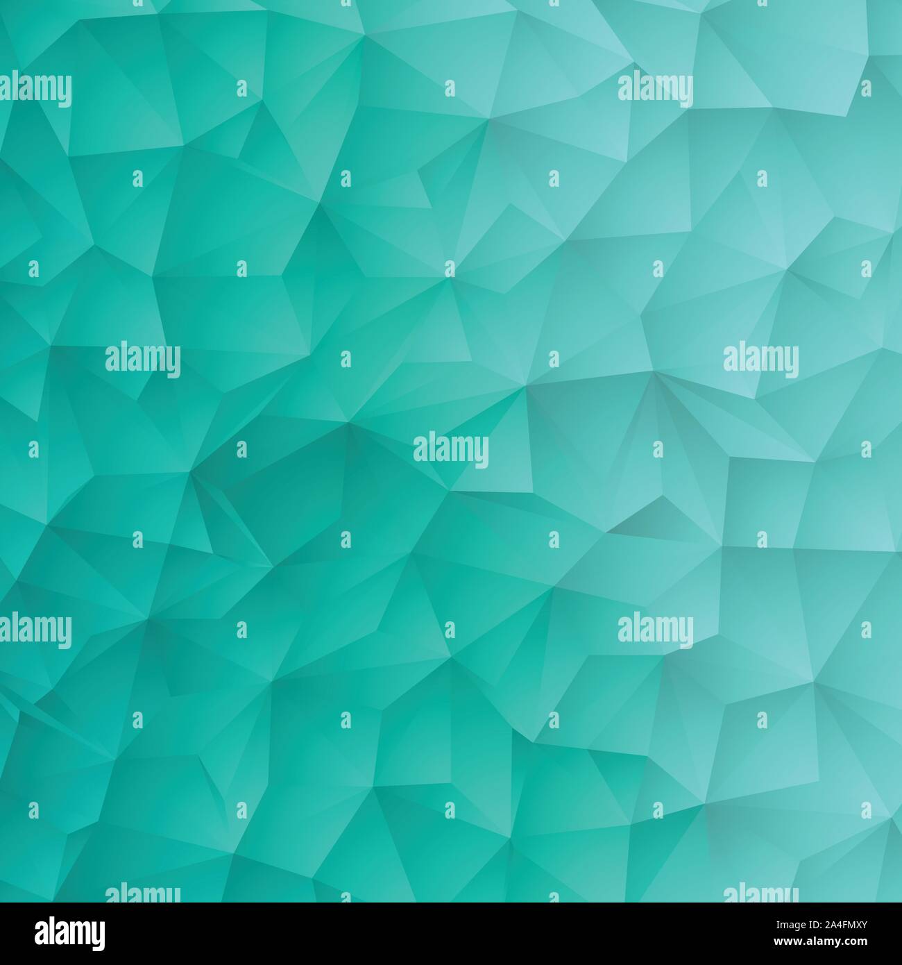 turquoise geometric illustration. triangular background. template for ...