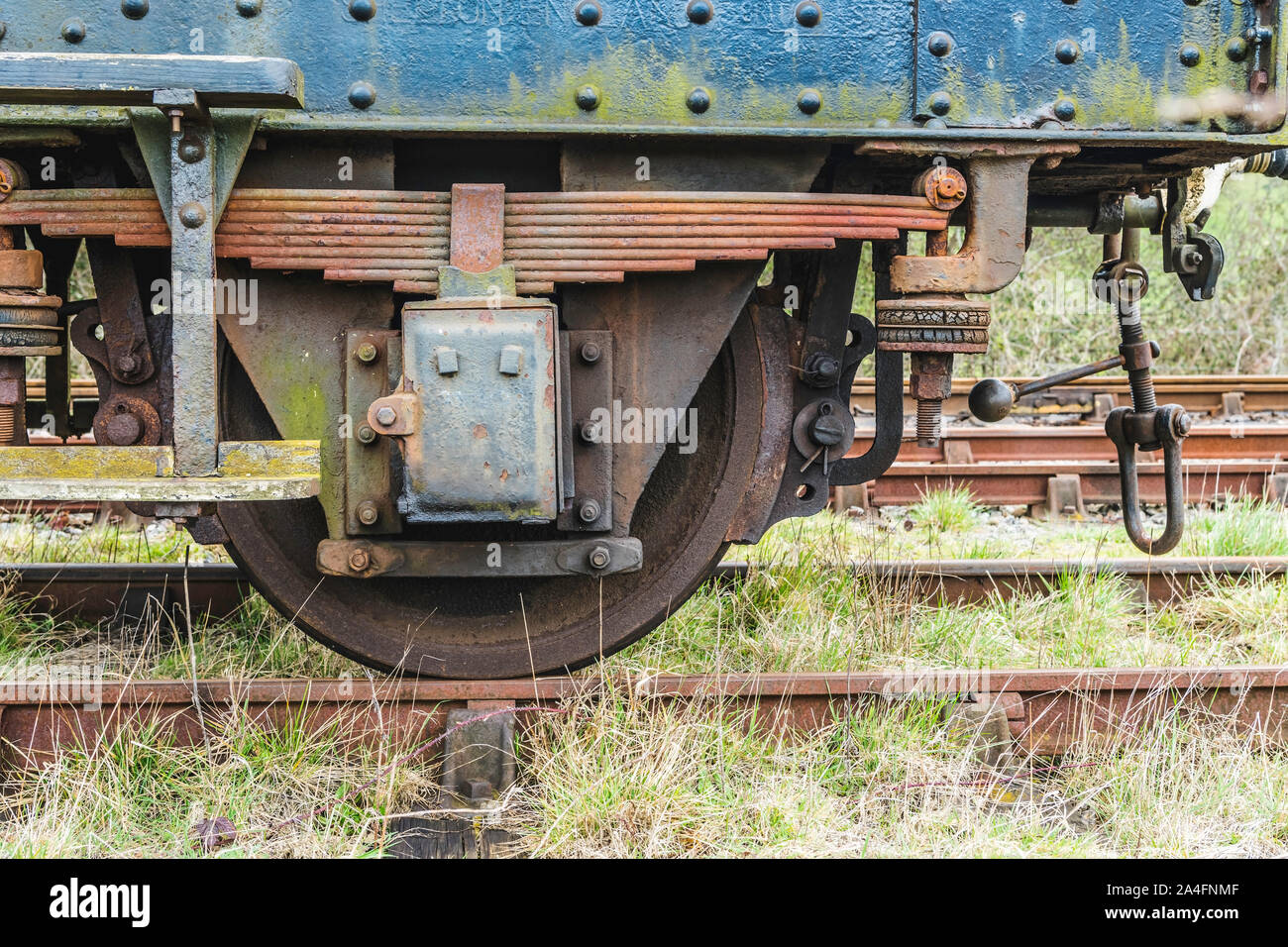 Close up of wagon wheel Stock Photo - Alamy