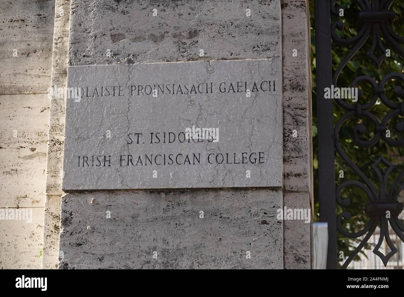 Irish college rome hi-res stock photography and images - Alamy
