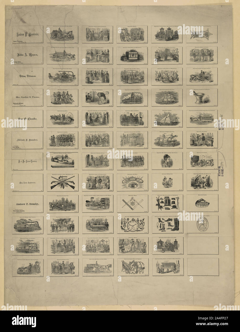 Trade cards hi-res stock photography and images - Alamy