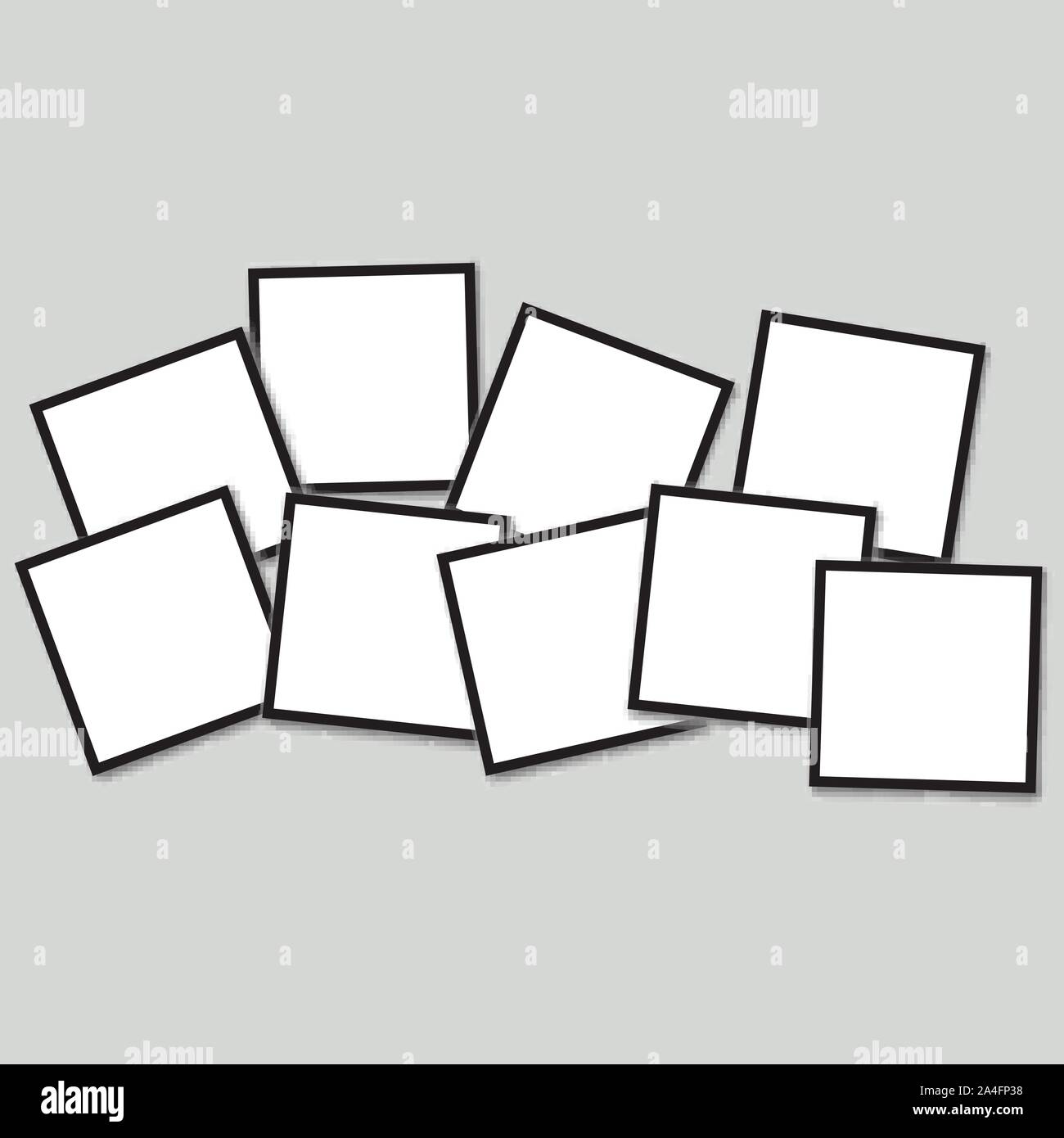 Photo frame background, vector illustration Stock Vector Image & Art ...