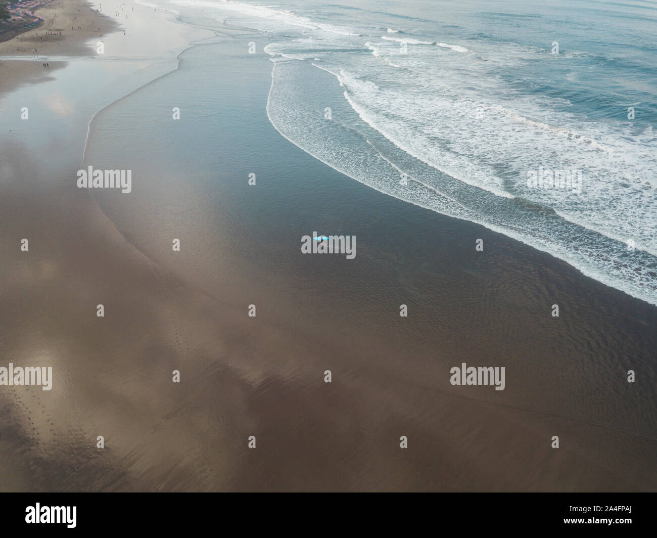 Aerial view of surfer Stock Photo - Alamy