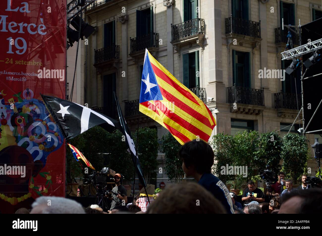 Flag of estelada blava hi-res stock photography and images - Alamy