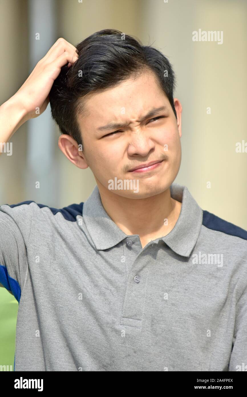 Confused Male Juvenile Stock Photo - Alamy