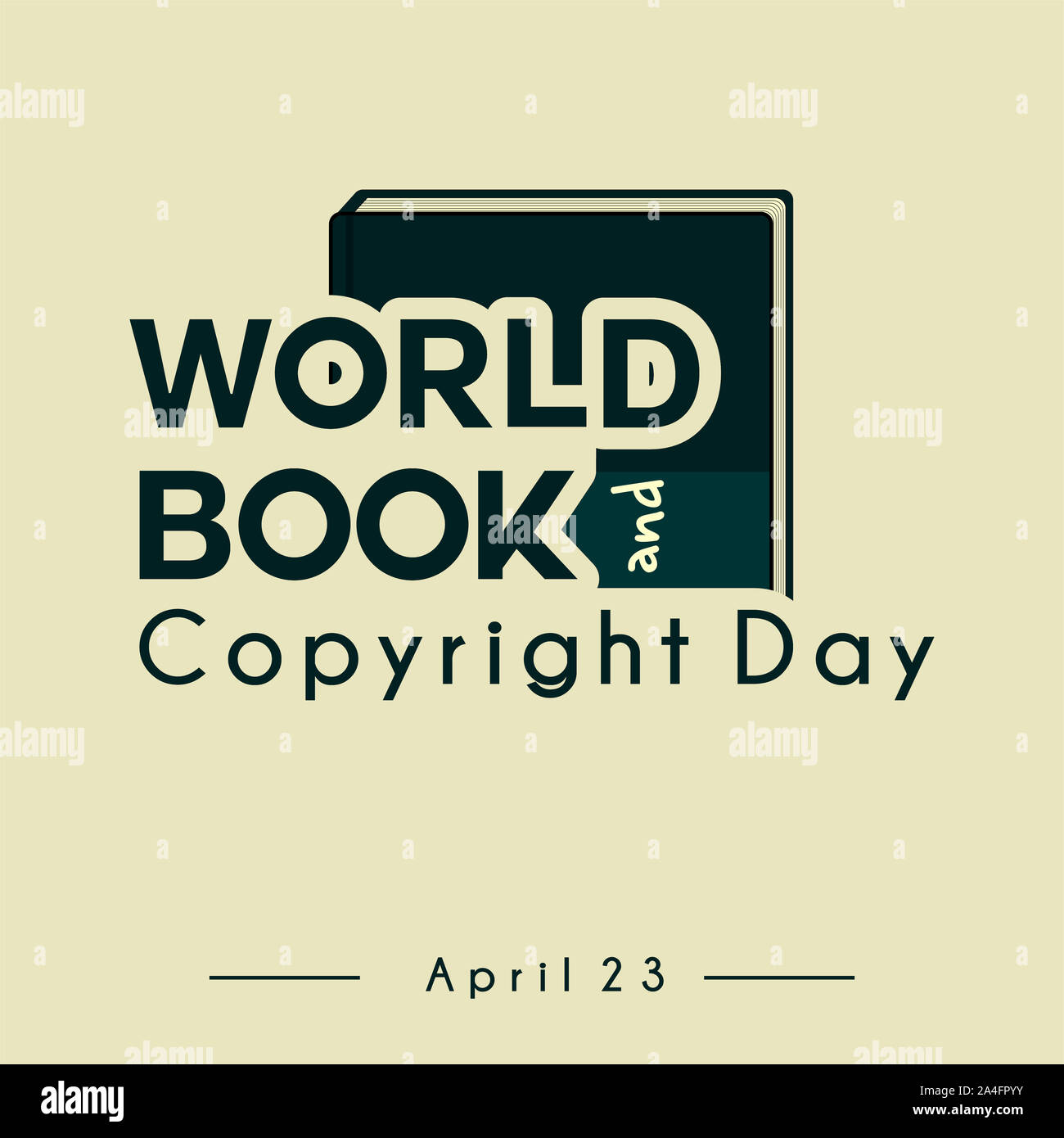 Book and copyright day hi-res stock photography and images - Alamy