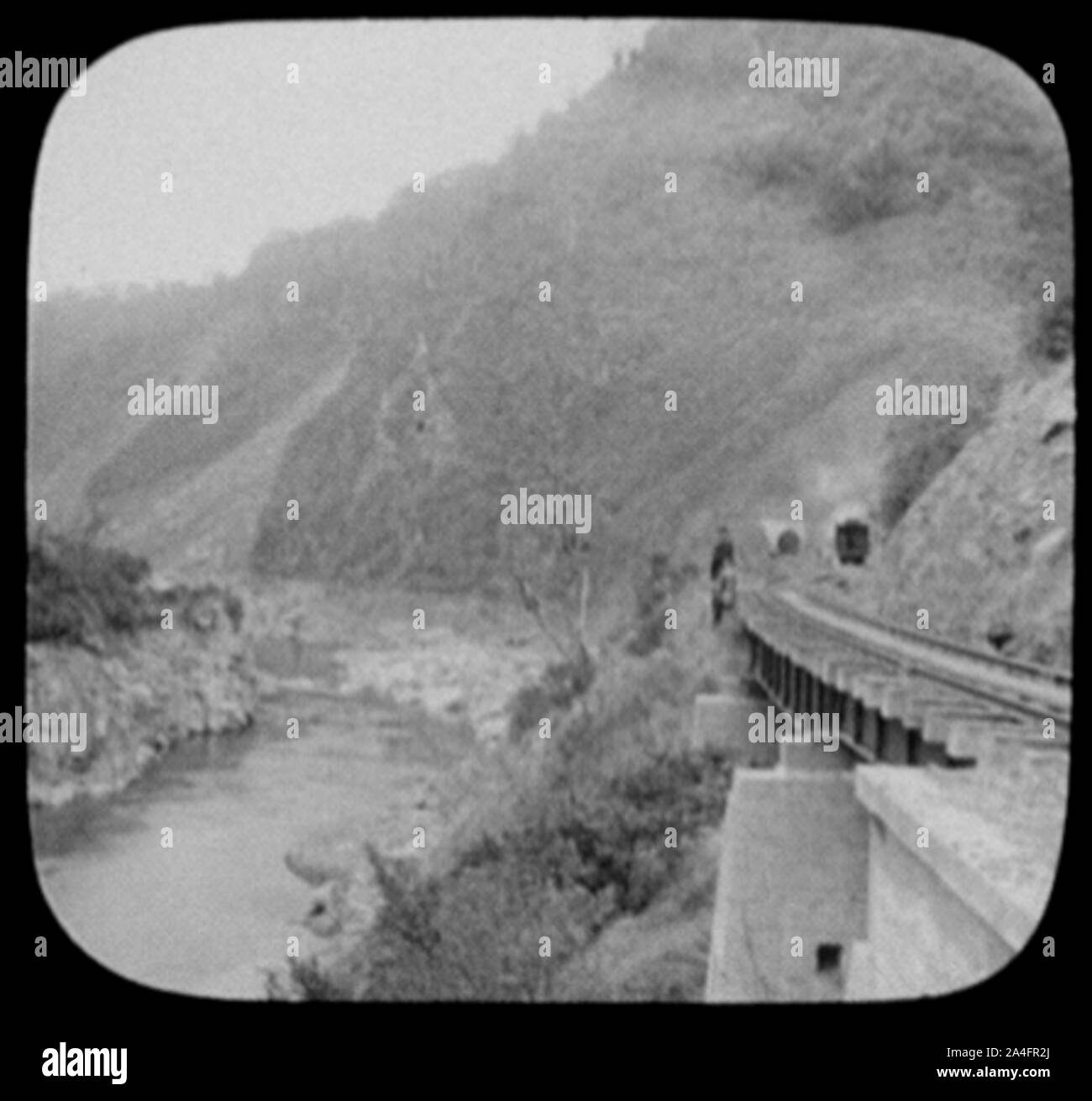 Entrance train tunnel Black and White Stock Photos & Images - Alamy