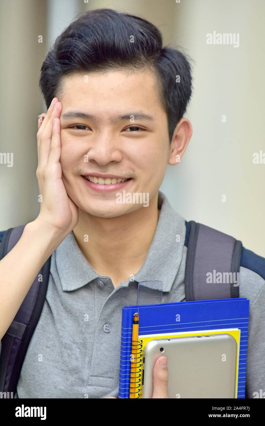 Filipino Boy Student Smiling Stock Photo - Alamy