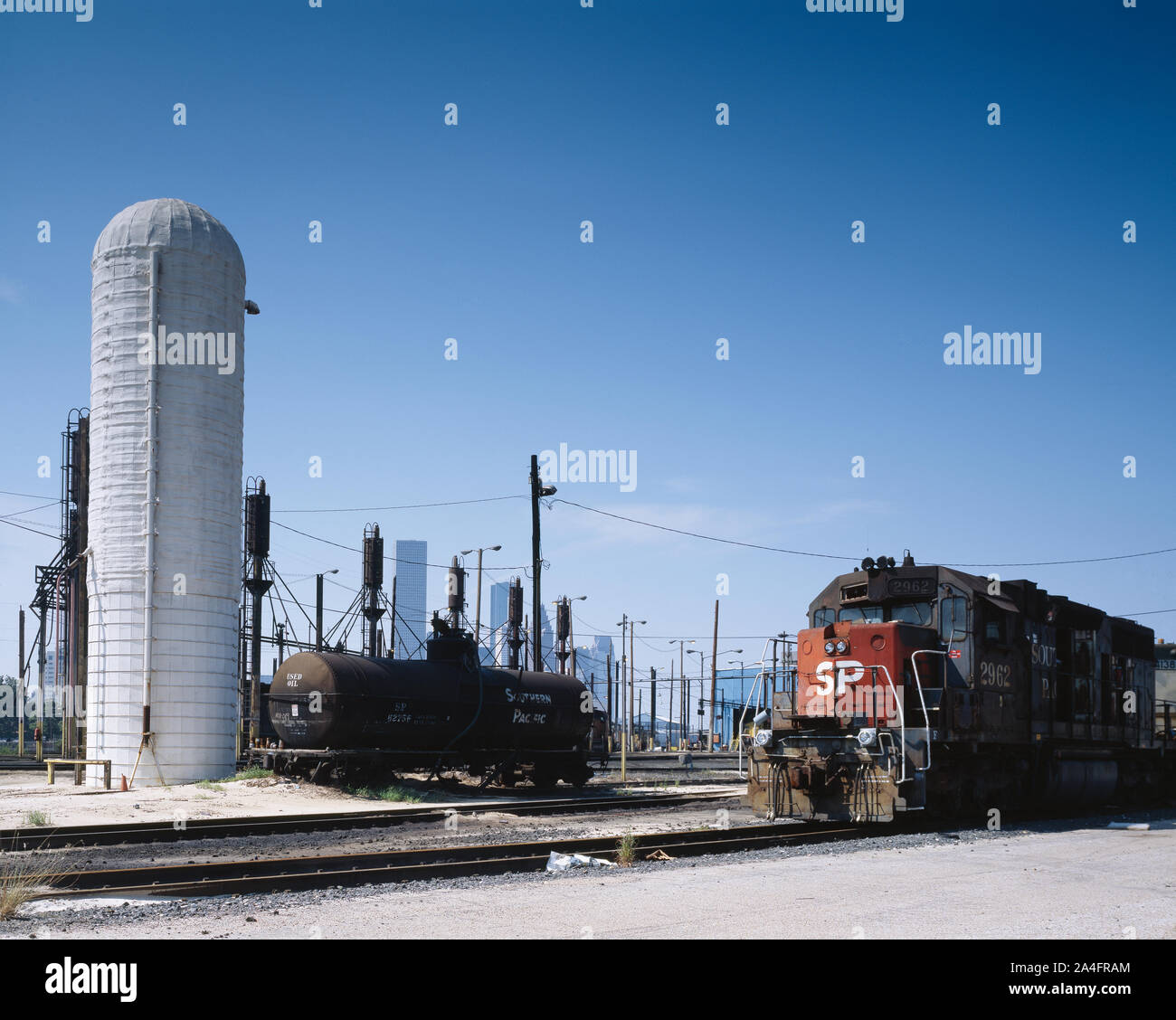 Houston train yards hi-res stock photography and images - Alamy