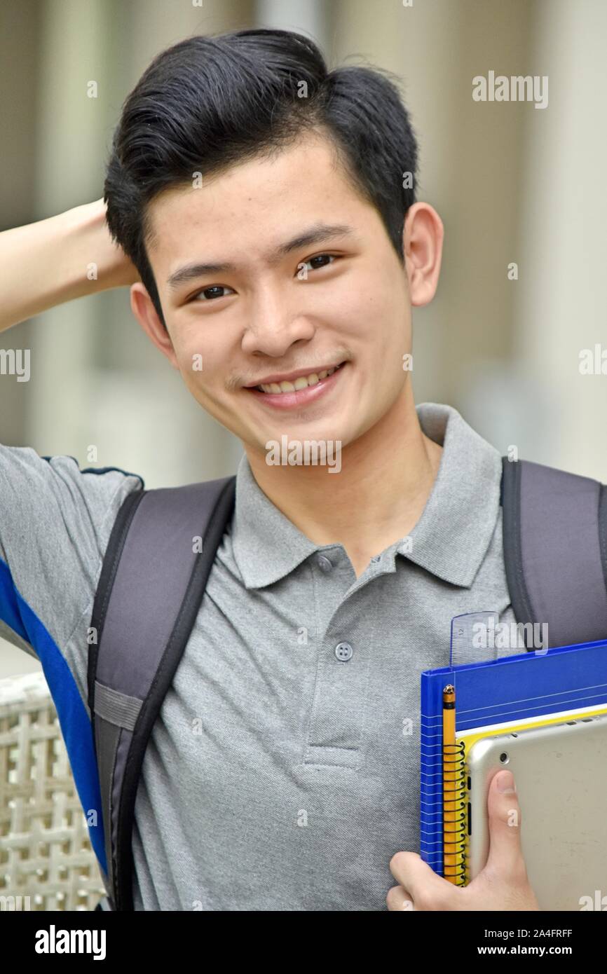 Filipino Boy Student Smiling Stock Photo - Alamy