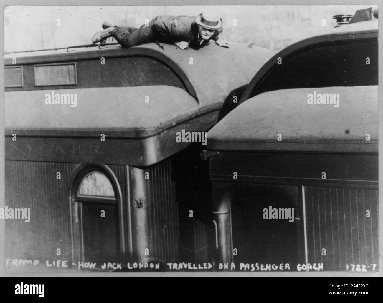 Tramp life - how Jack London travelled on a passenger coach Stock Photo ...
