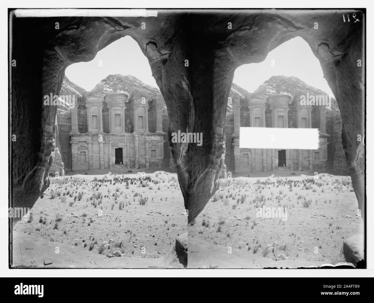 Petra jordan view Black and White Stock Photos & Images - Alamy