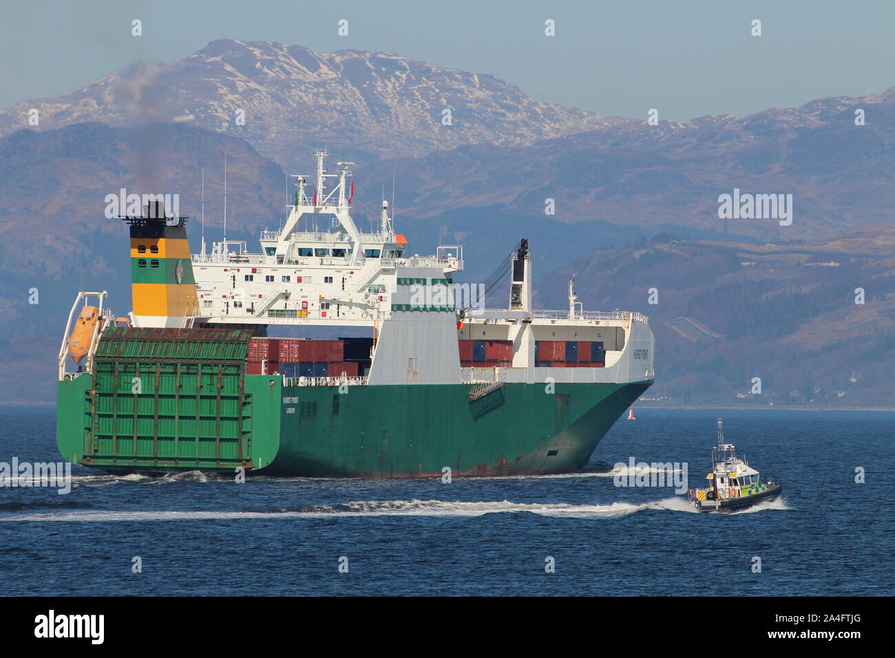 MV Hurst Point, a Point-class sealift ship operated by Foreland ...