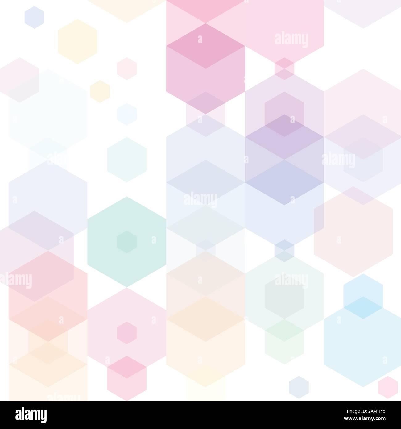 Abstract Hexagon Colorful Background. Vector Stock Vector Image & Art ...