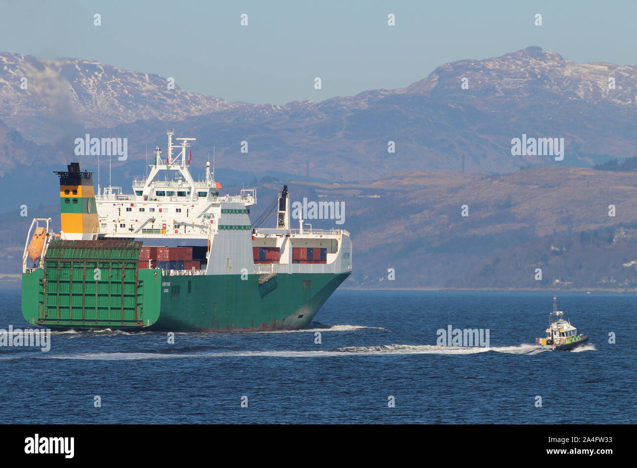 MV Hurst Point, a Point-class sealift ship operated by Foreland ...