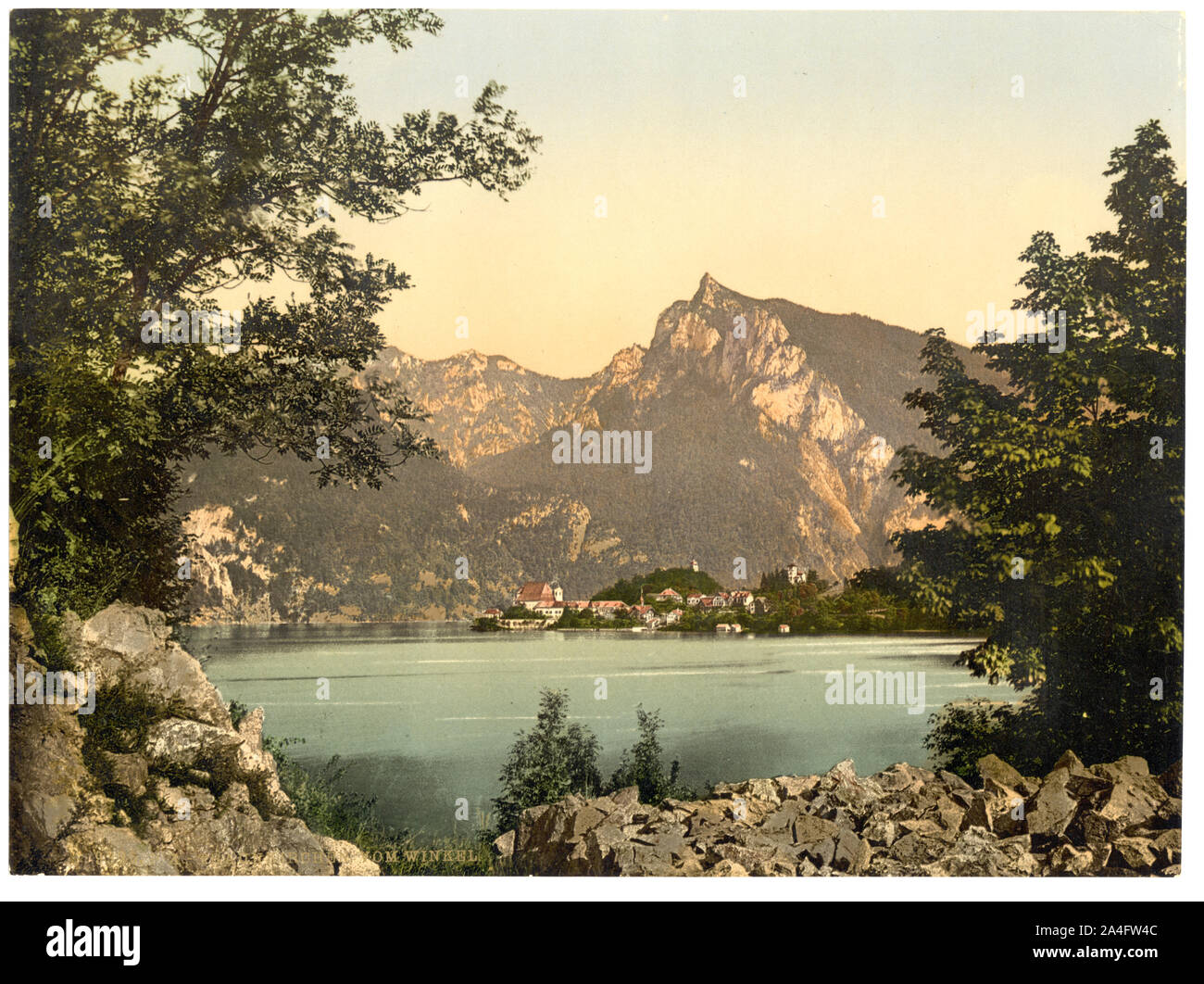 Austria upper view traunkirchen hi-res stock photography and images - Alamy