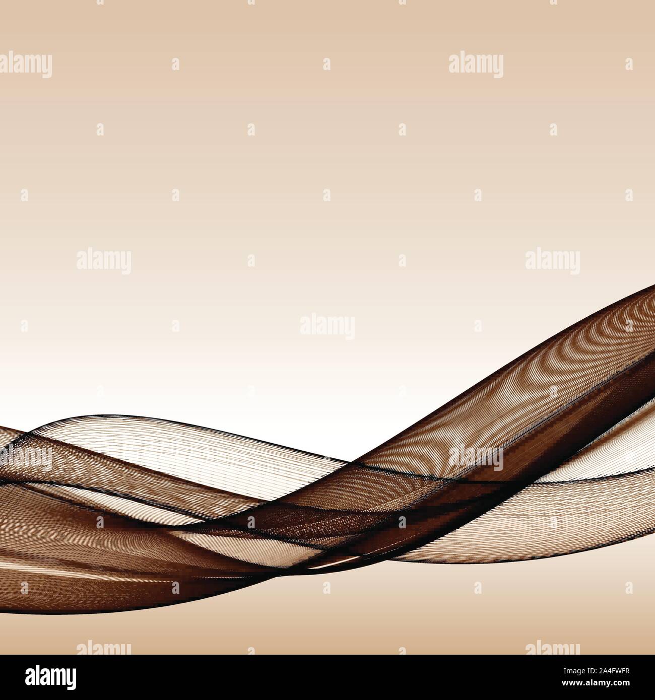 Wave brown, background abstraction vector Stock Vector Image & Art - Alamy