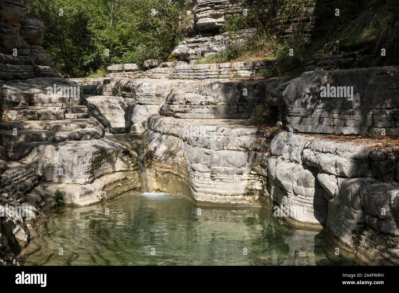 The Papingo Rock Pools is a natural ravine with a series of consecutive ...