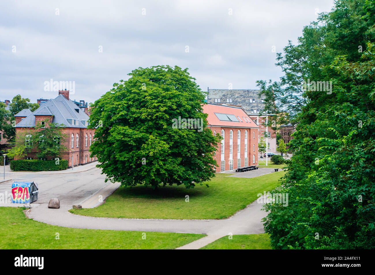 Army barracks in the Kastellet (Citadel), Copenhagen, Denmark Stock ...