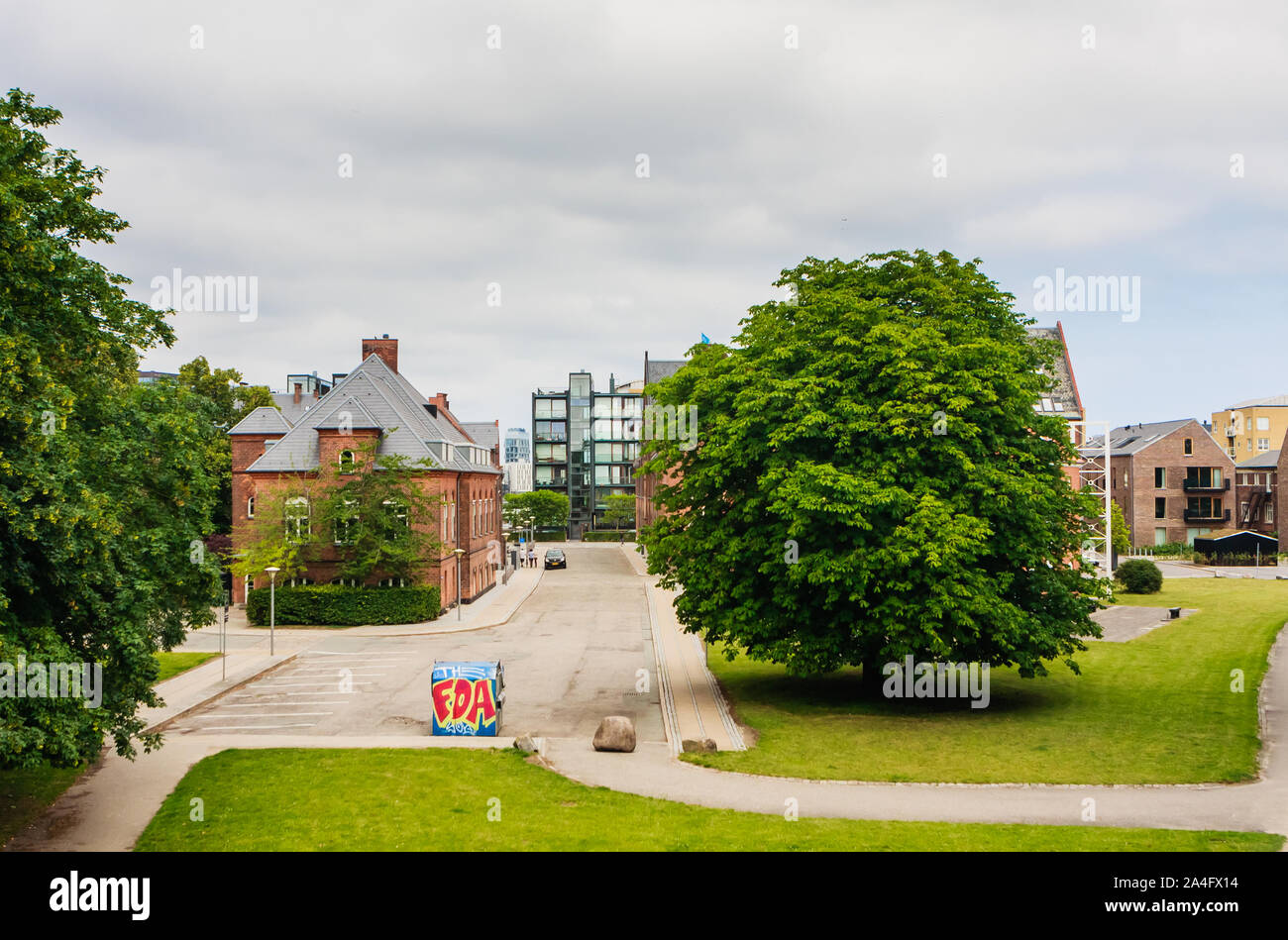 Army barracks in the Kastellet (Citadel), Copenhagen, Denmark Stock ...