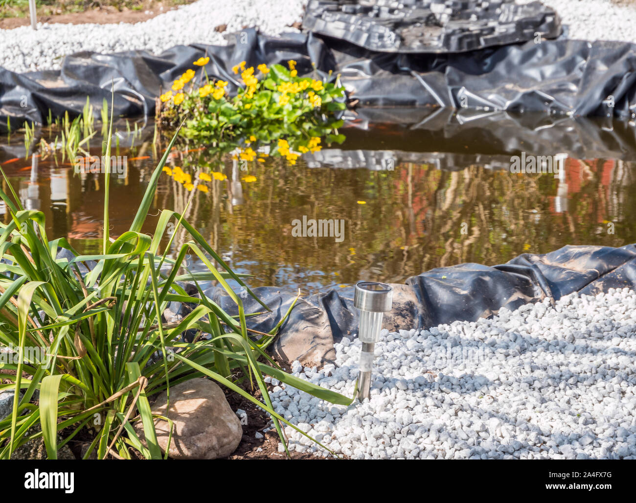 Pond construction hi-res stock photography and images - Alamy