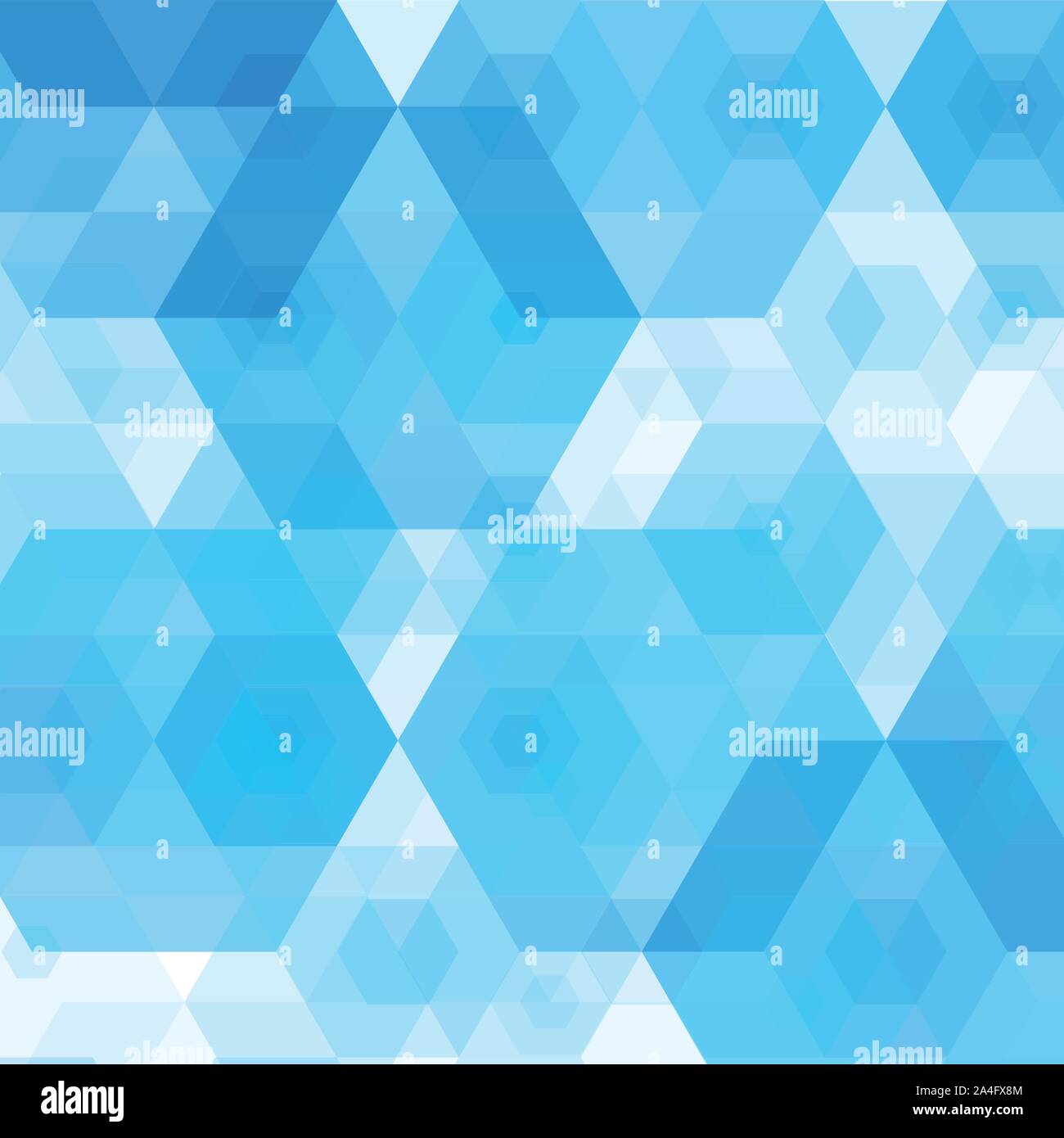 Vector subtle light blue abstract geometric hexagonal background Stock Vector Image & Art - Alamy