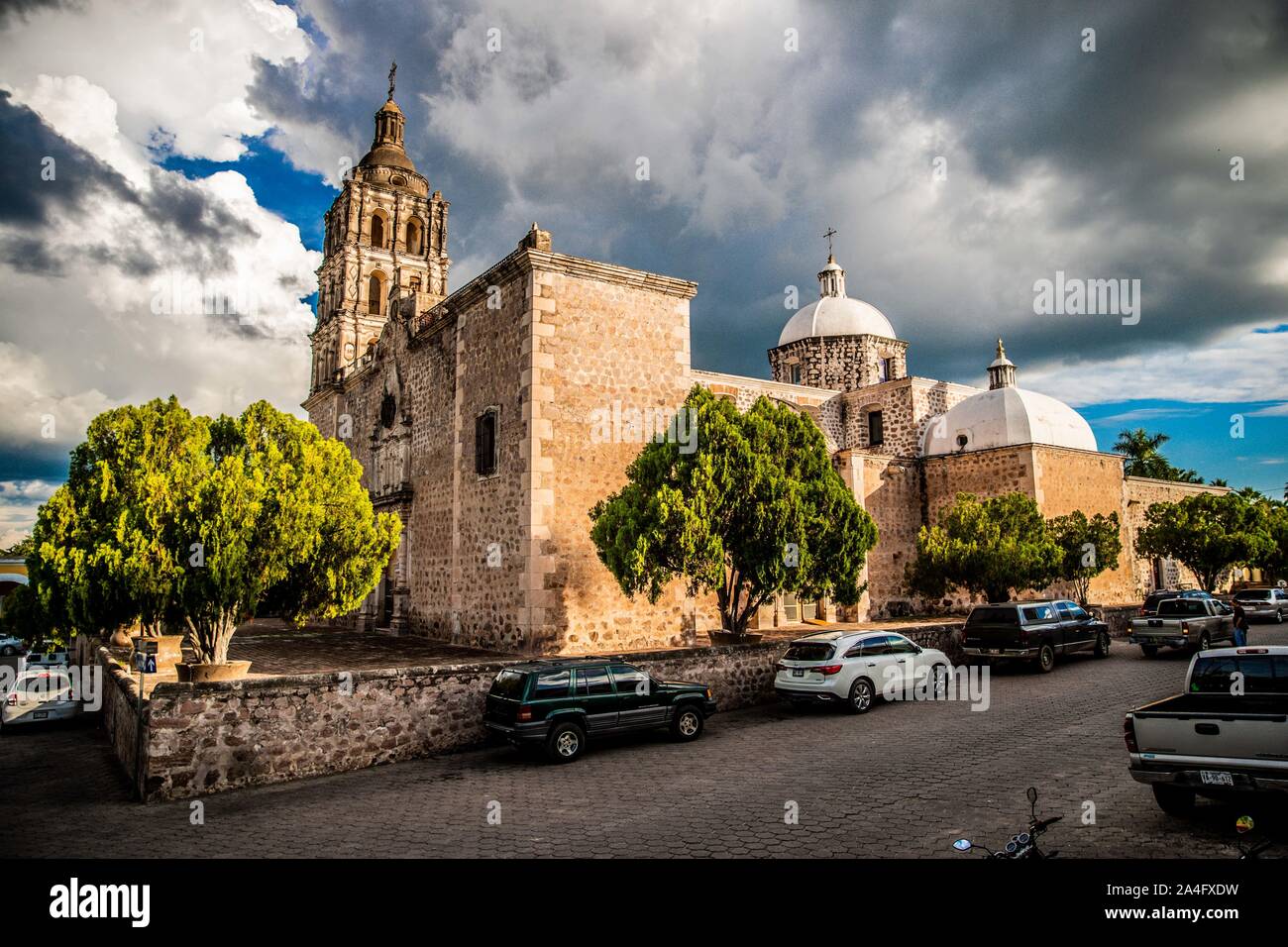 Alamos Sonora Mexico, Magical Town. Church of the Purísima Concepción ...