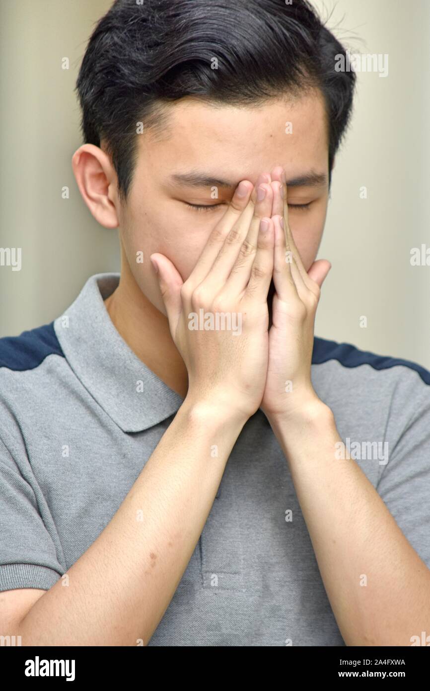 Embarrassed boy hi-res stock photography and images - Alamy