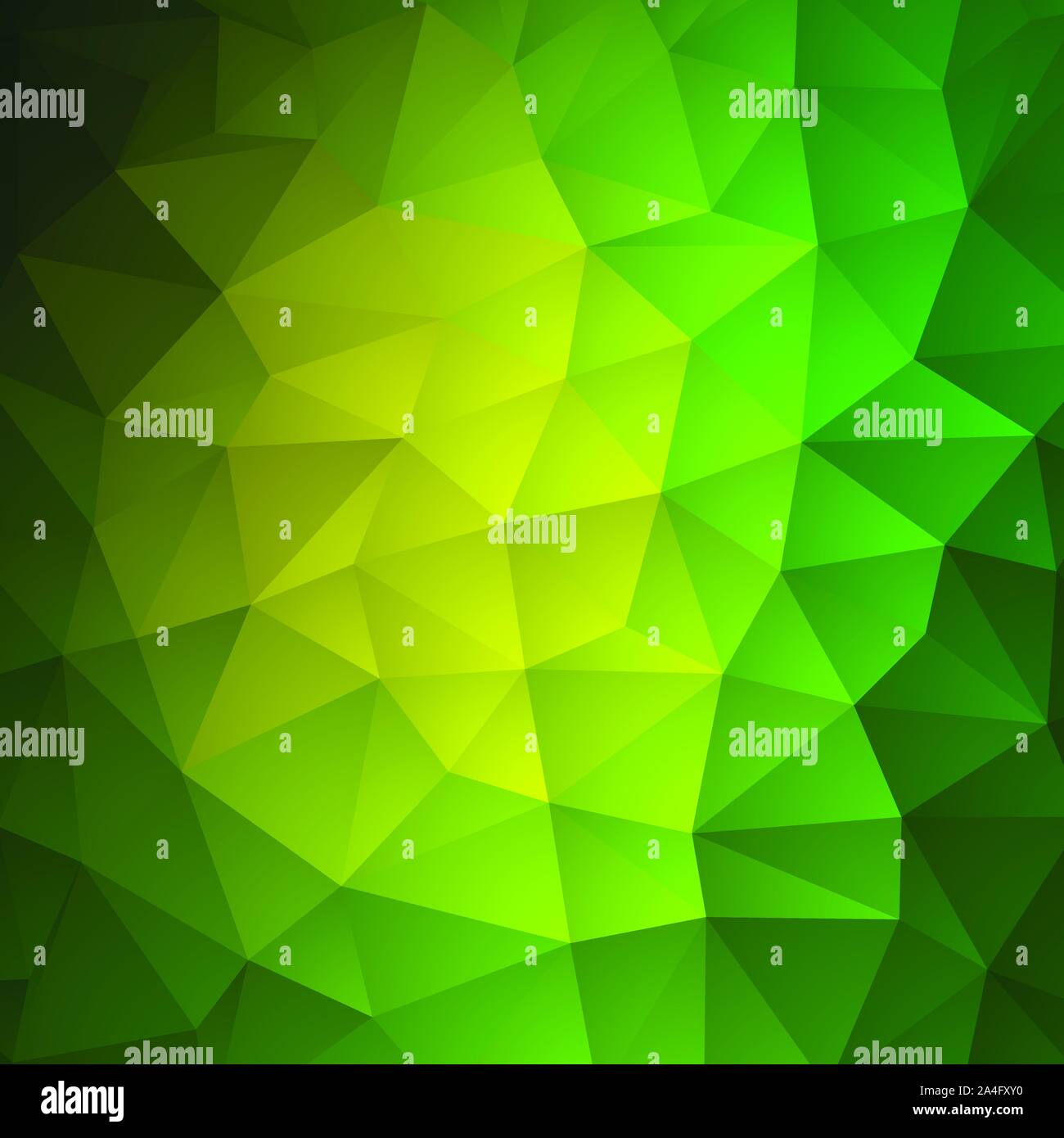 green triangular background. Polygonal style. presentation layout. advertising template Stock ...