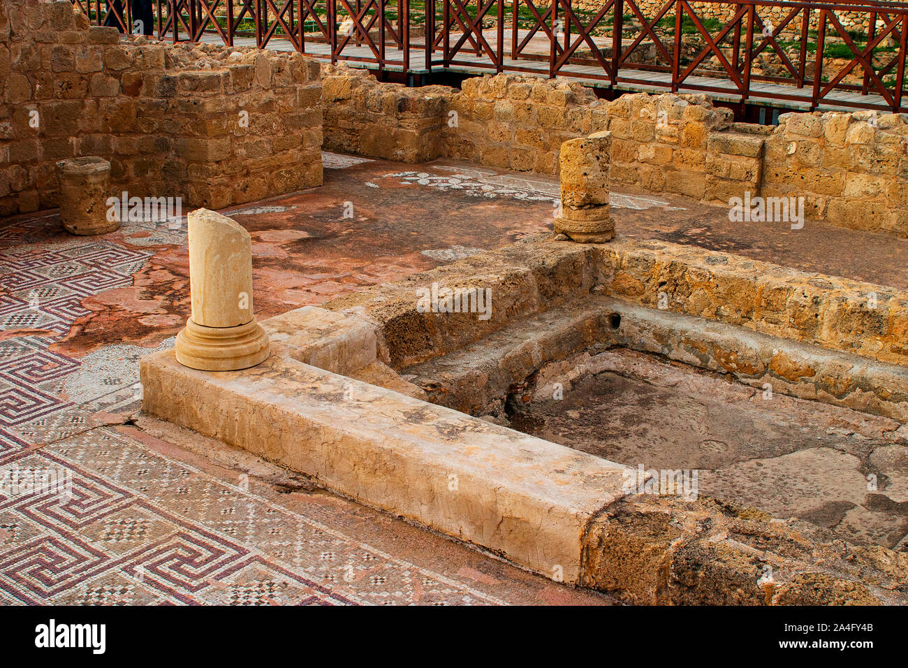Cyprus, Paphos (Pafos), Villa of Theseus, 3-6th cent ad Stock Photo - Alamy