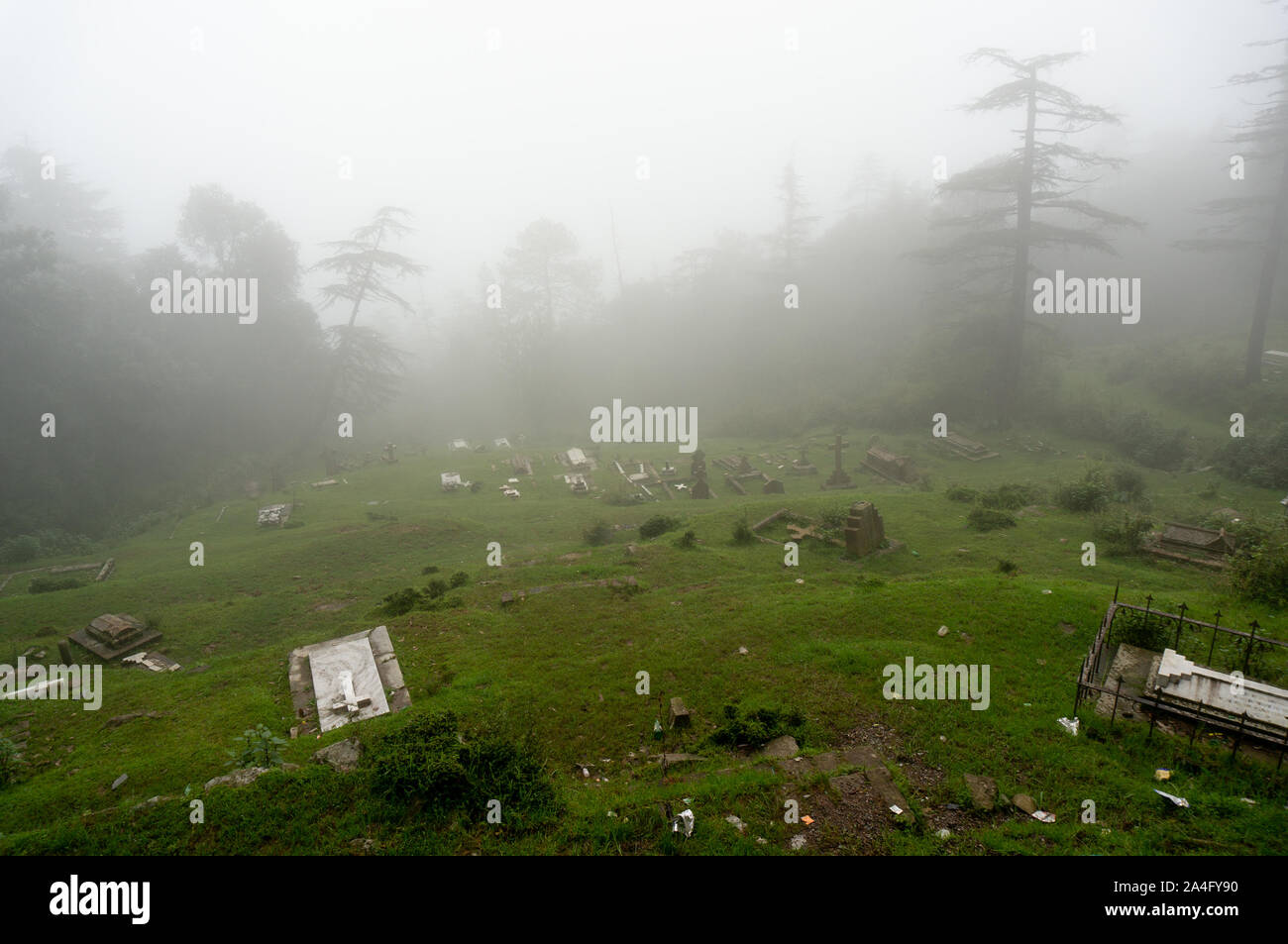Shimla grave graveyard cemetery hi-res stock photography and images - Alamy
